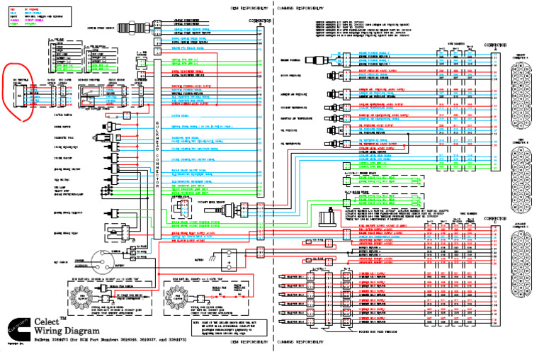Diagrama - Electrico - Cummins - ECU - 3618046 - 3619037 - 3084473 ...
