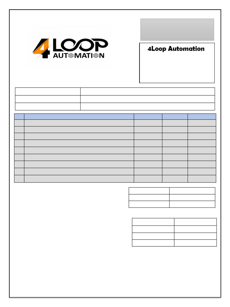 Automation Equipment Quotation | PDF | Computer Engineering ...
