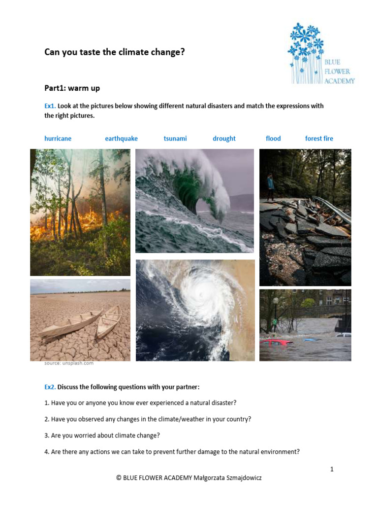 can-you-taste-the-climate-change-student-handout | PDF | Climate Change ...