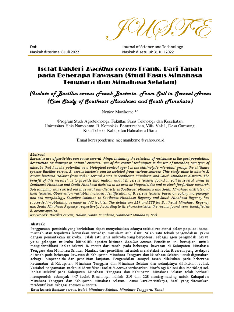 555433-isolat-bakteri-bacillus-cereus-frank-dar-feab1c25 | PDF