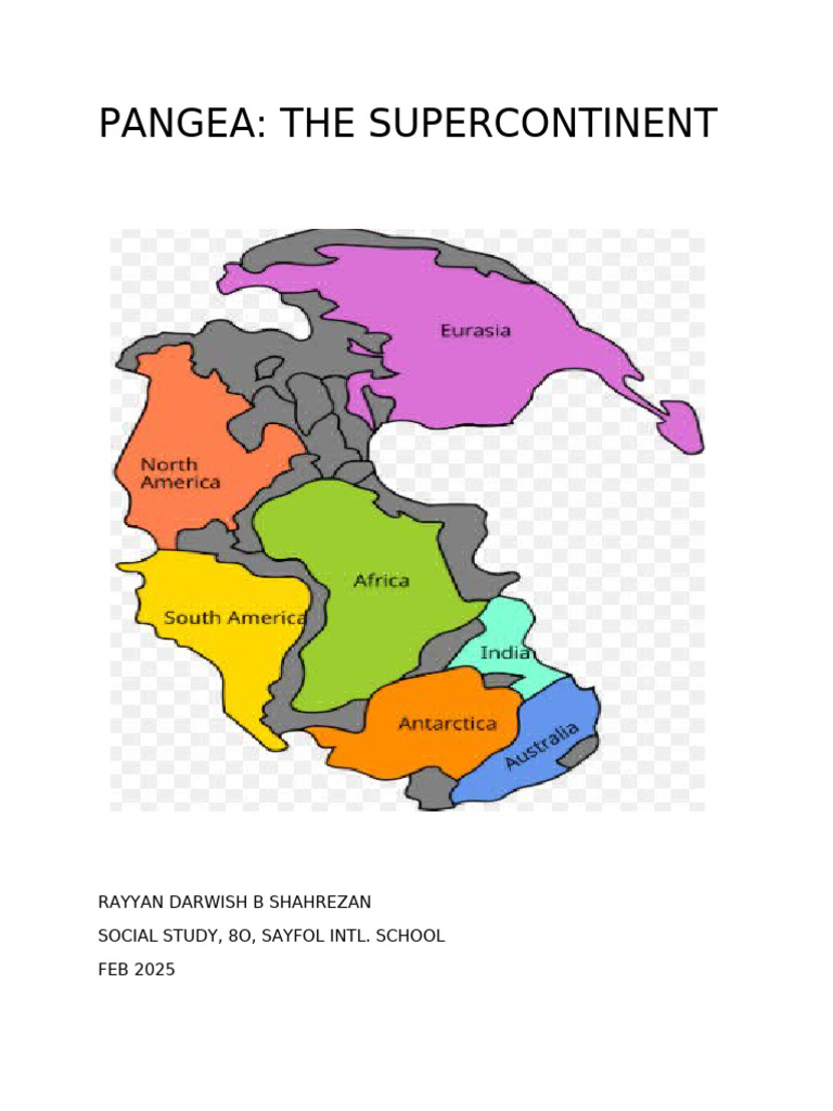 Pangea: Earth's Supercontinent History | PDF