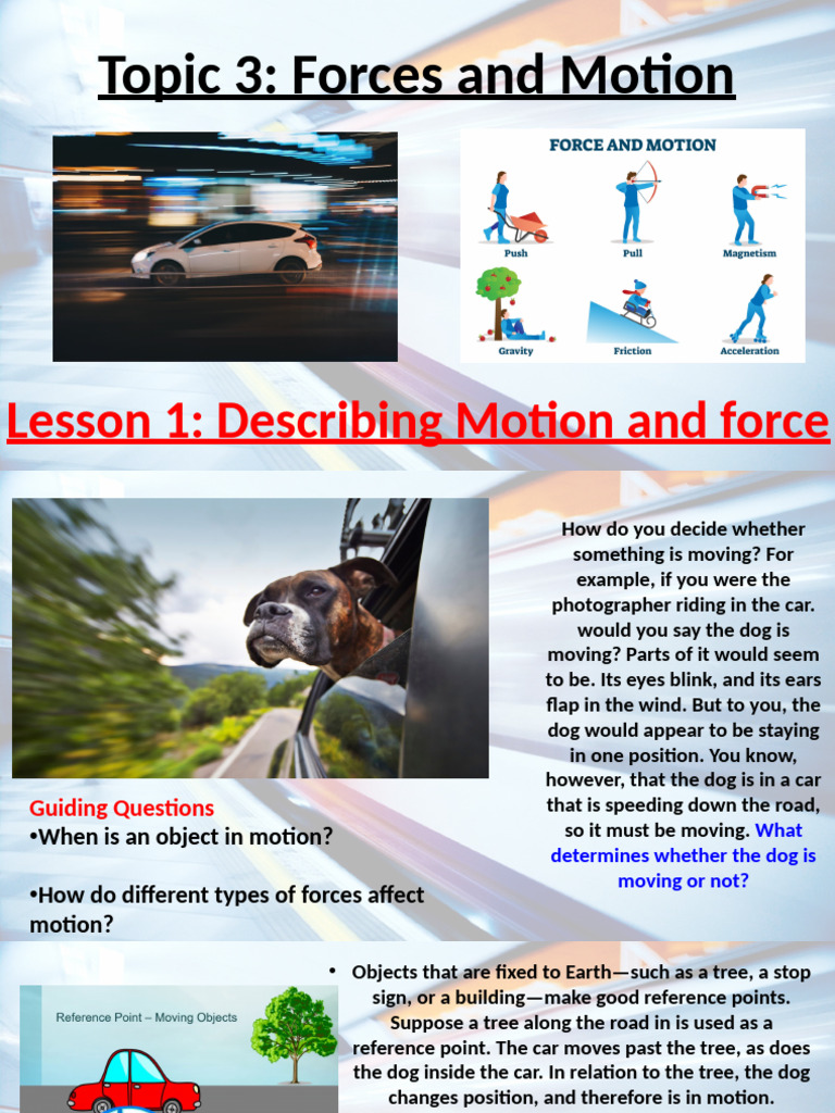 Understanding Forces and Motion | PDF | Force | Friction