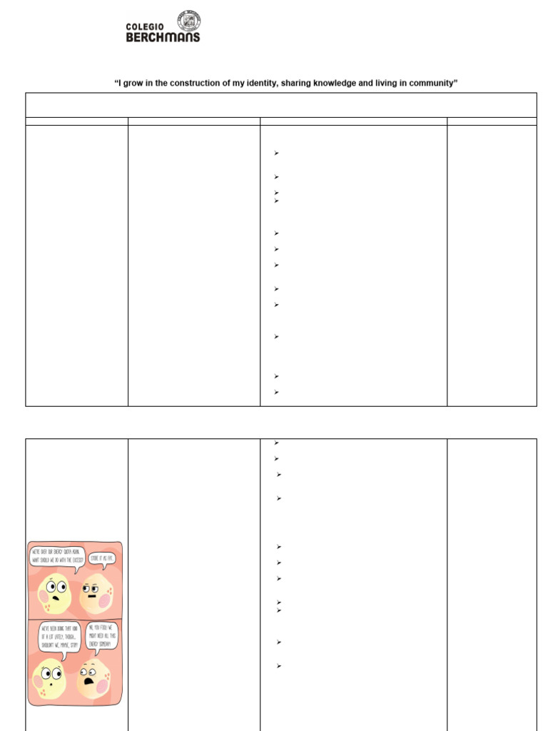 Sixth Grade Science Marking Plan | PDF | Cell (Biology) | Biology