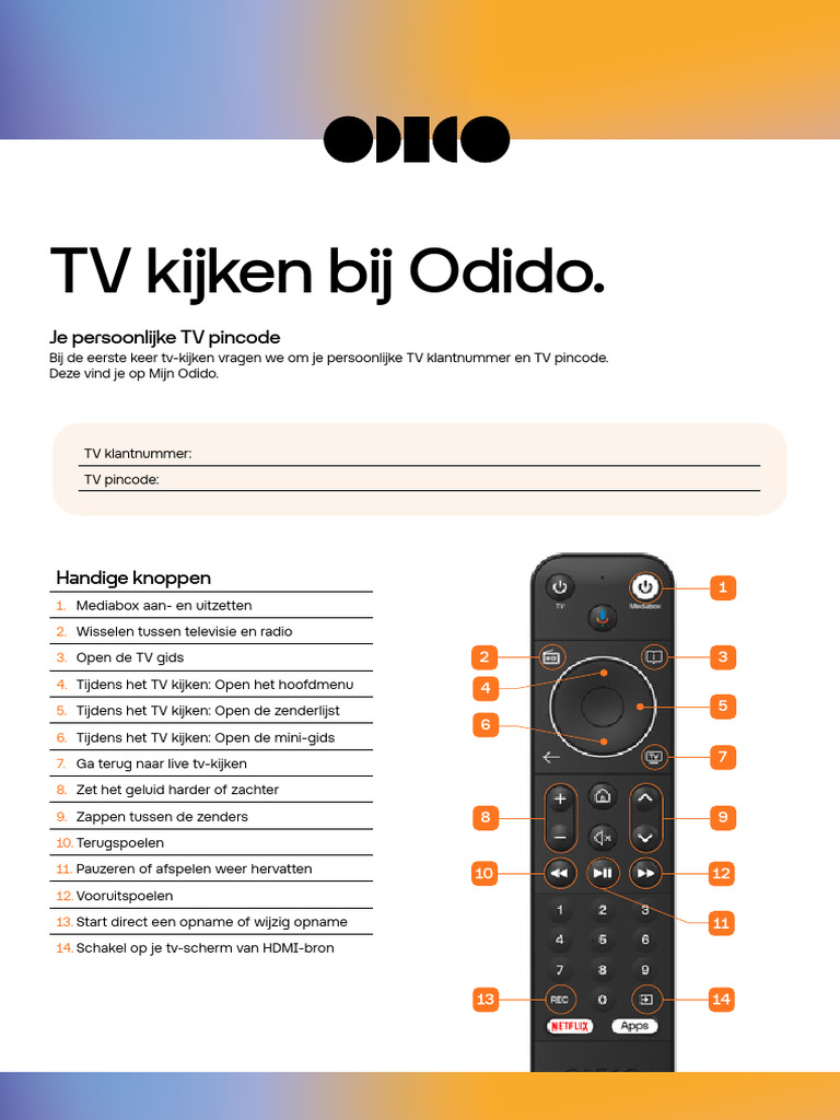 Odido Mediabox Flyer | PDF