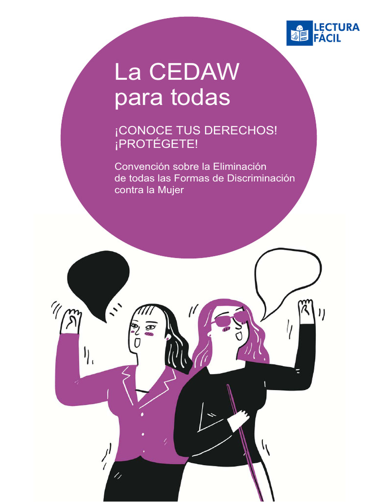 Conoce Tus Derechos. Protégete. CEDAW. | PDF | Mujer | Convención sobre la eliminación de todas ...