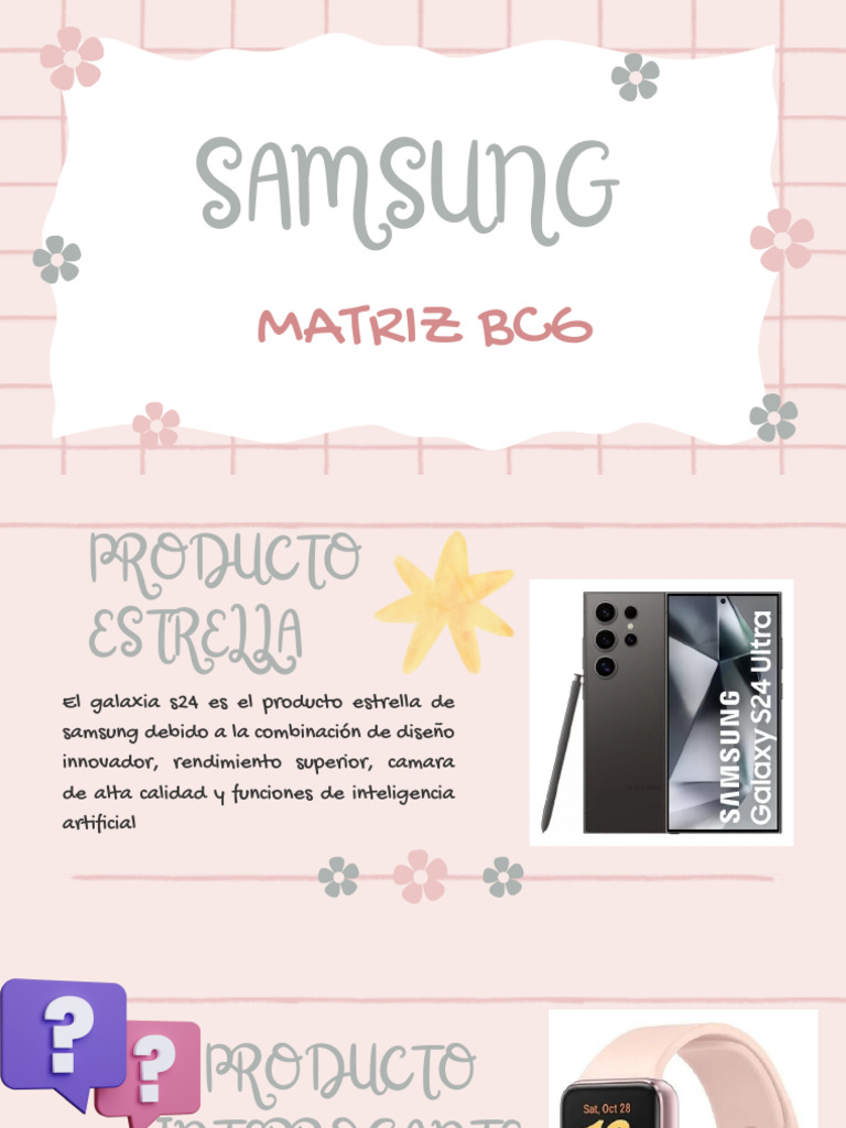 Matriz BCG SAMSUNG | PDF