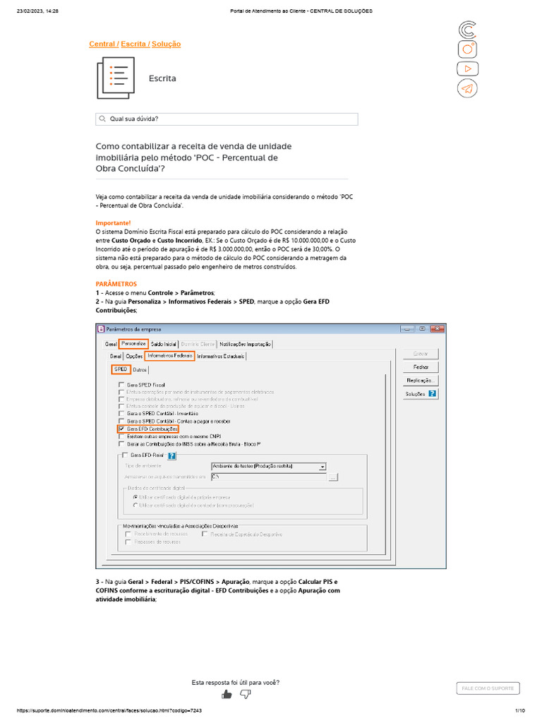 Como Contabilizar As Receitas Pelo Método POC | PDF | Contabilidade | Custo