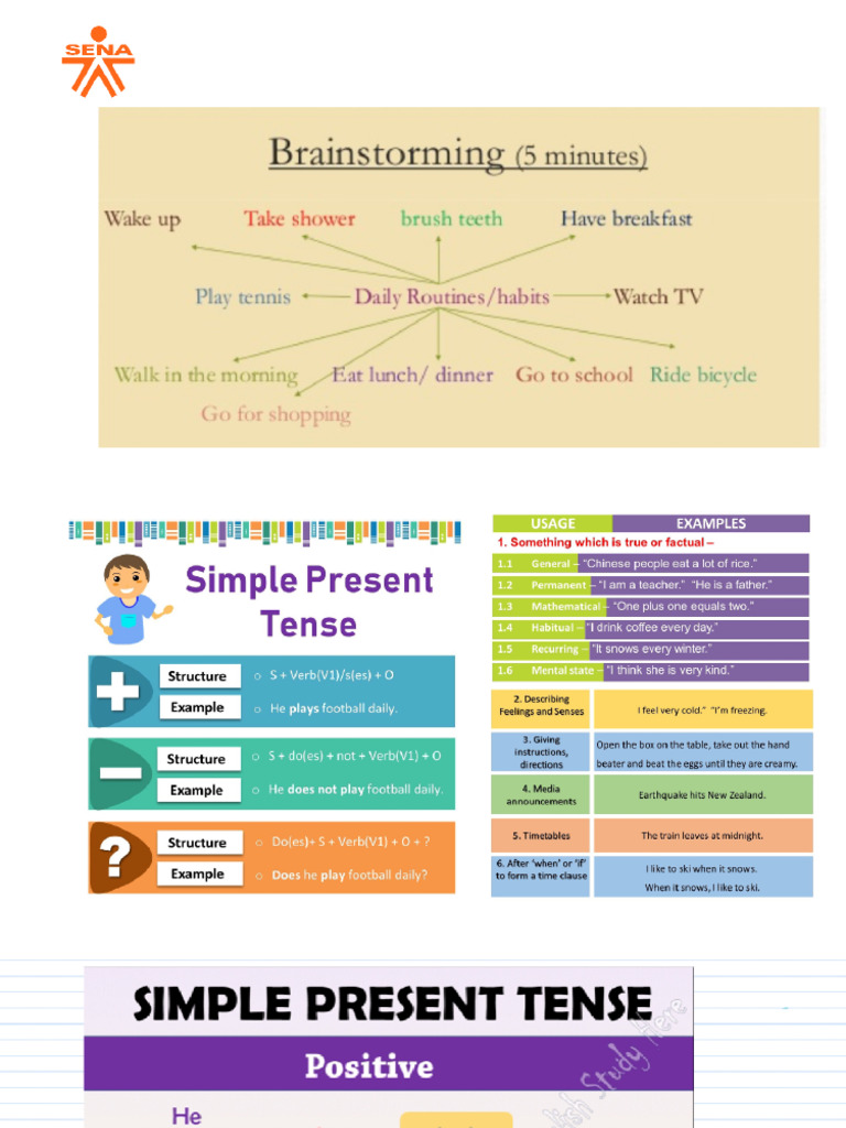 SIMPLE PRESENT - Explanation | PDF