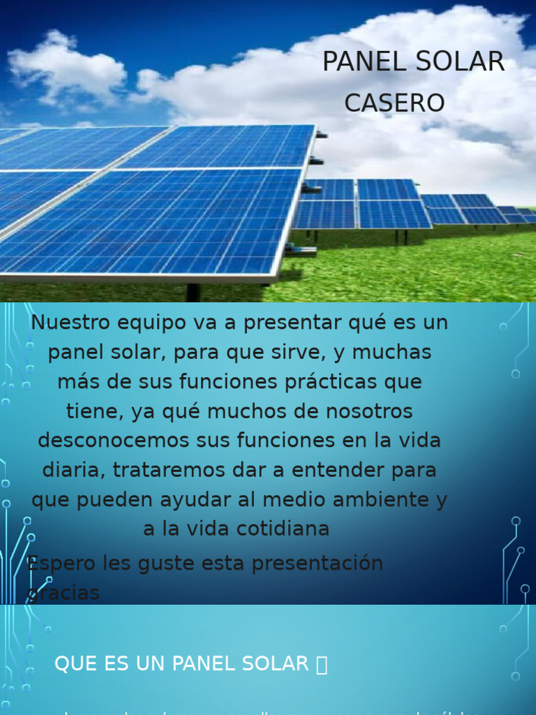 Panel Solar | PDF