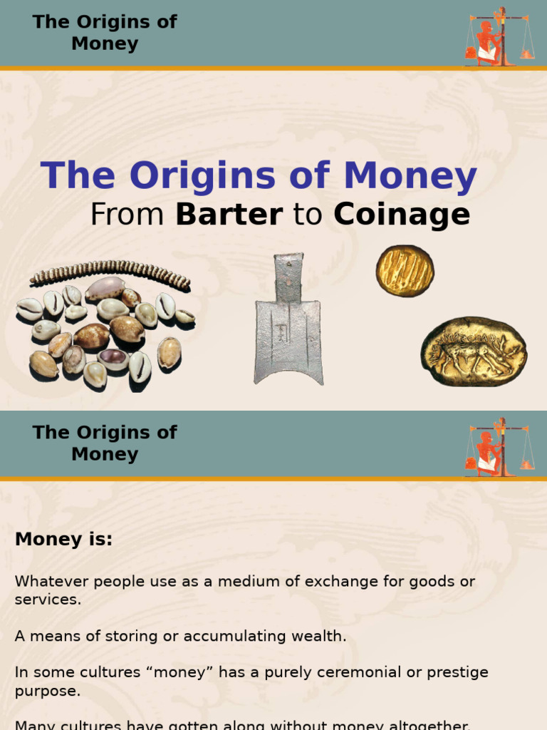 The Origins of Money 2 | PDF | Coins | Money