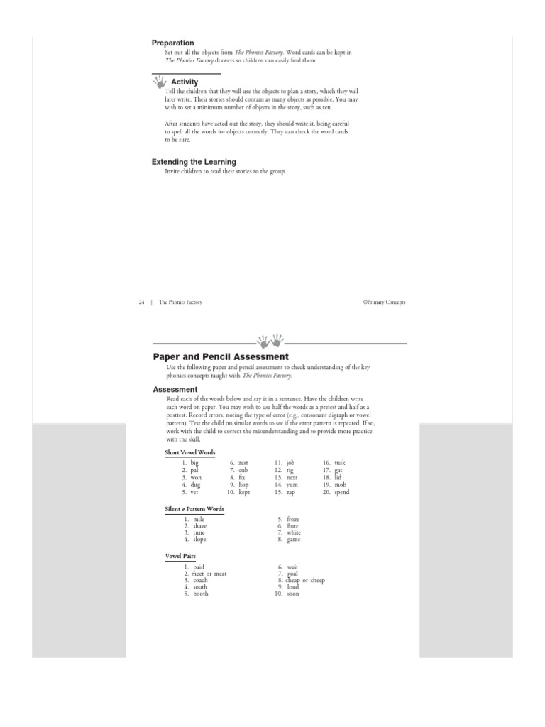 Grade 2 Phonics Factory Activities | PDF | Phonics | Linguistics