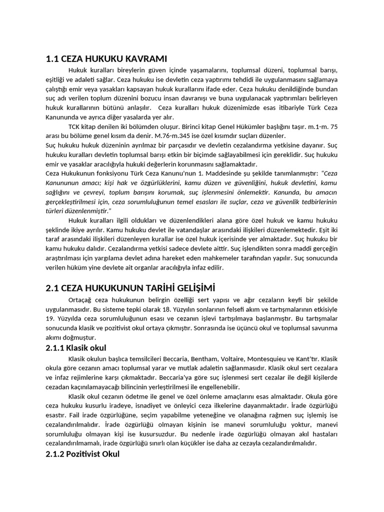 Hukukta Temel Kavramlar Birinci Hafta | PDF