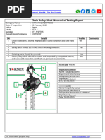 Chain Pulley Block Inspection Checklist | PDF