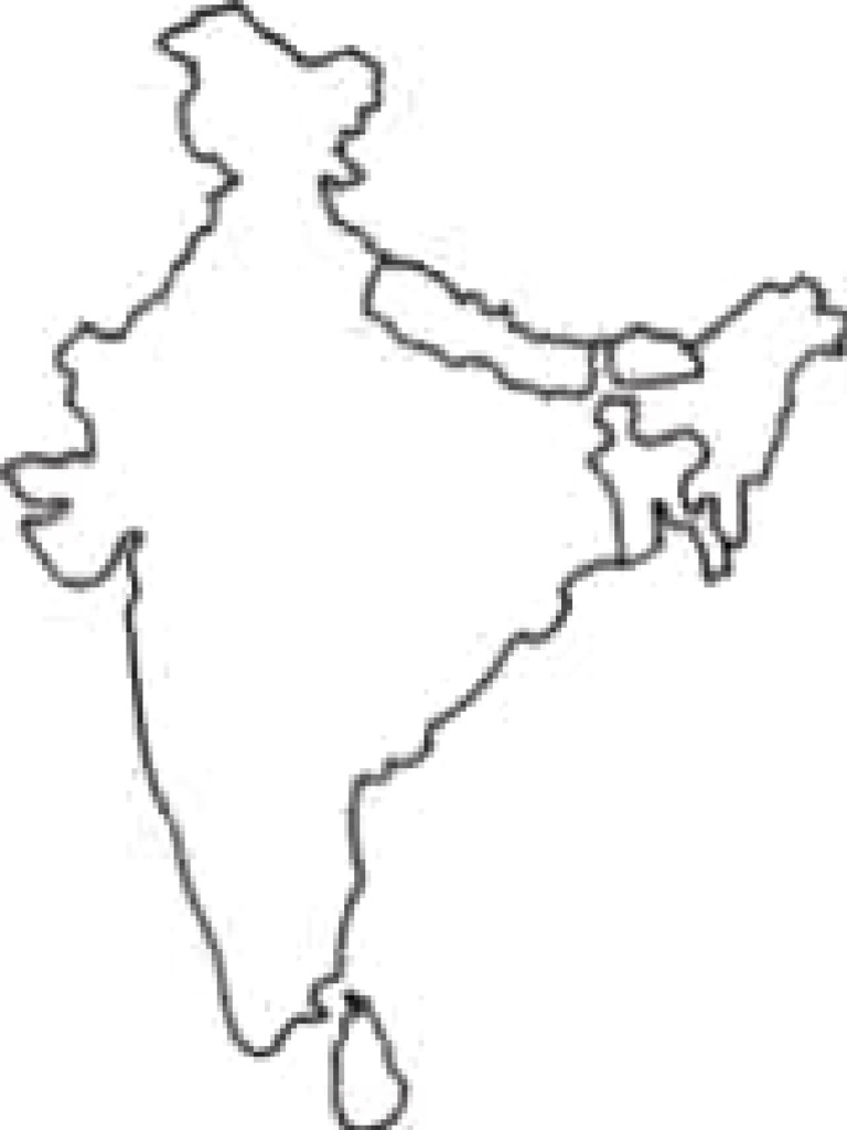 India Outline Map | PDF