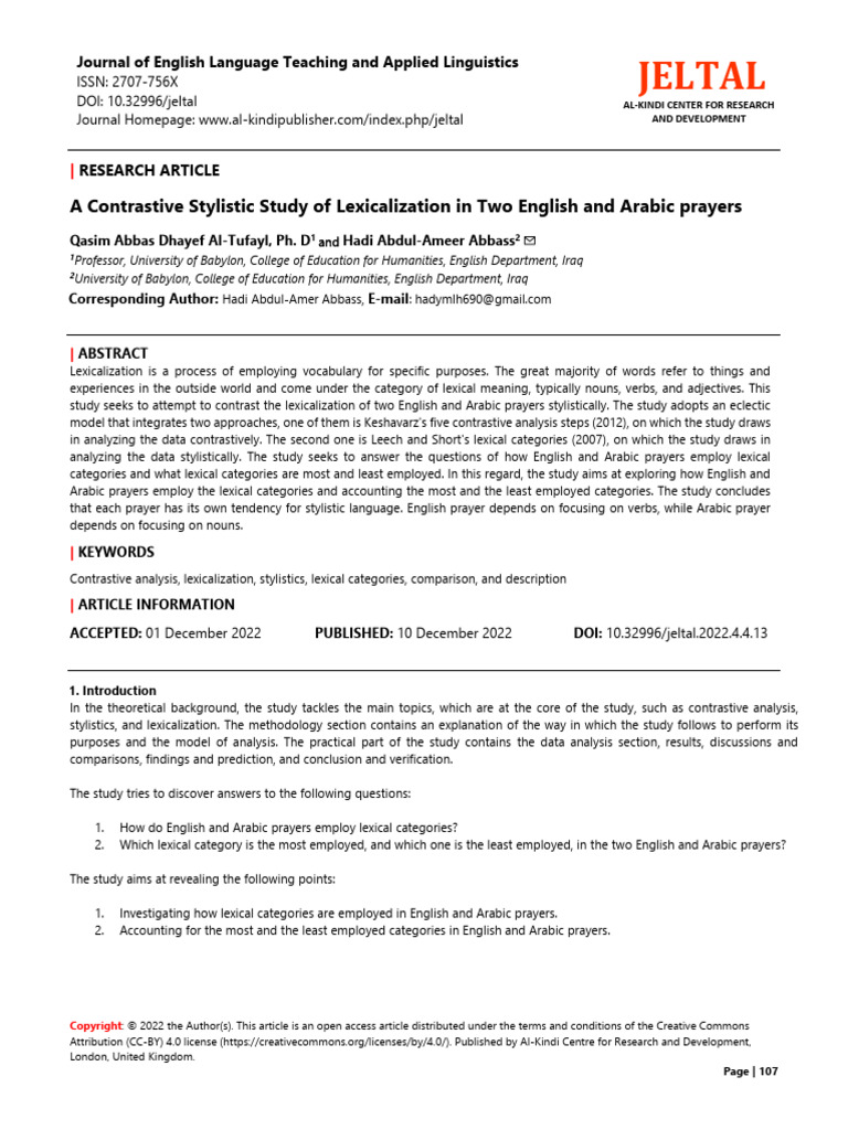 Paper+13+ (2022 4) +A+Contrastive+Stylistic+Study+of+Lexicalization+in ...