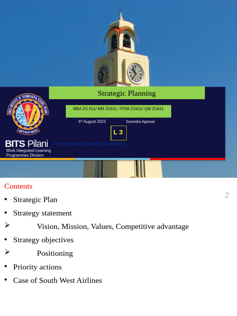 l03 Strategy Planning Downloaded | PDF | Strategic Planning ...