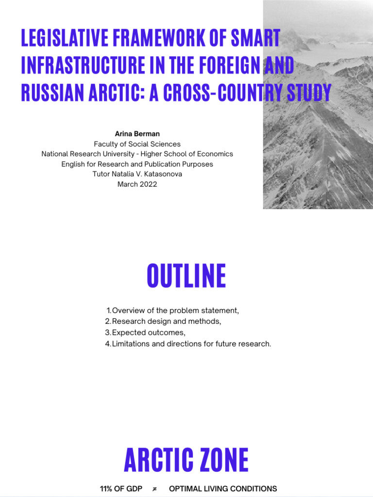 Legislative Framework of Smart Infrastructure in The Foreign and ...