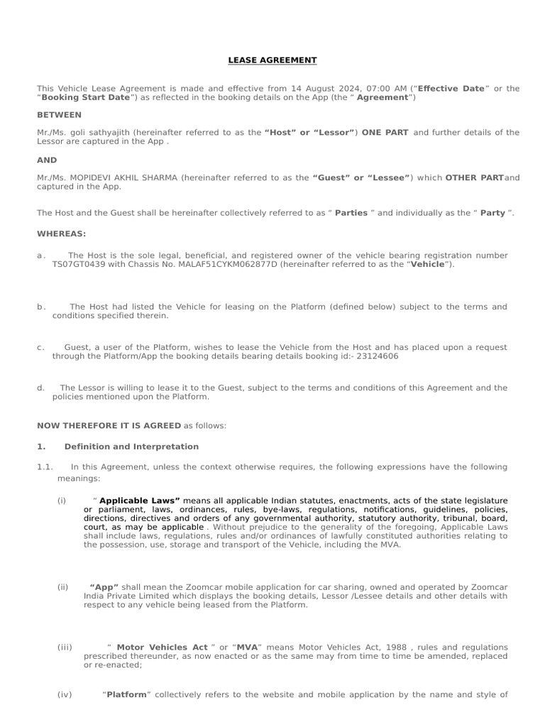 agreements_guest_agreement | PDF | Lease | Indemnity