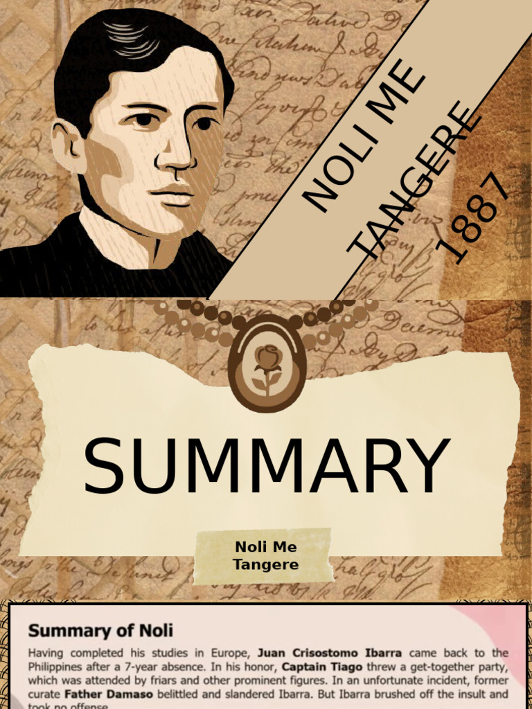 Noli Me Tangere Lesson Background [Autosaved] | PDF