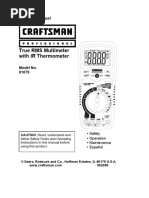 Digital Multimeter DT830 Series Manual | PDF | Electrical Network ...