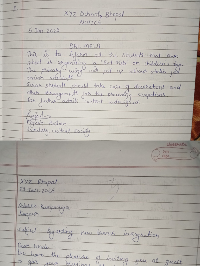 Writing Portion | PDF