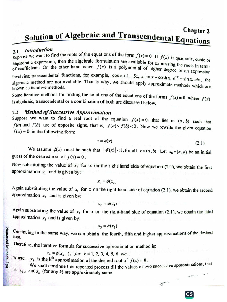 Numerical Analysis Pdf1 | PDF