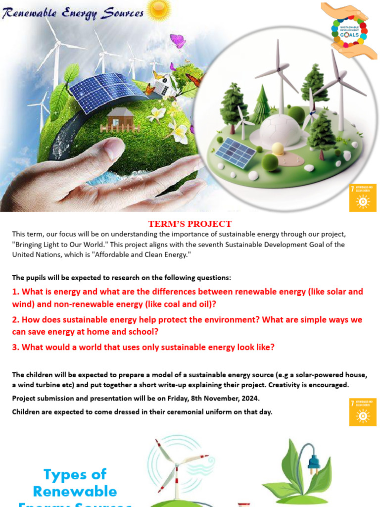 YEAR 4 SUSTAINABLE ENERGY PROJECT - Copy | PDF