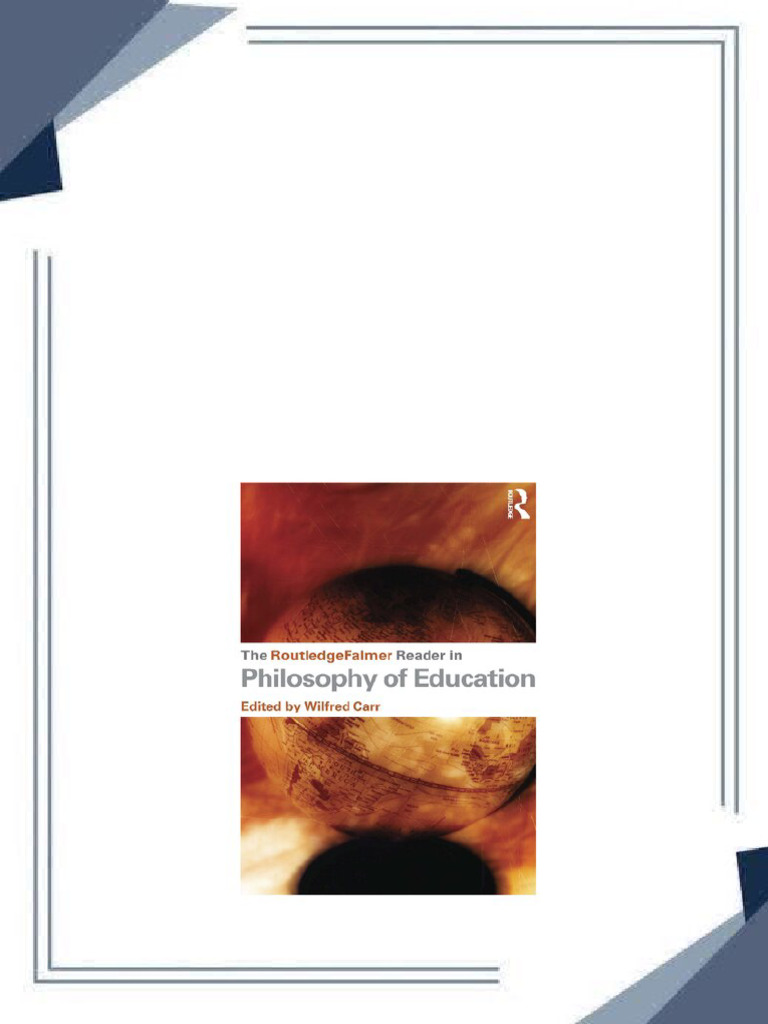 Education 1St Edition Wilfred Carr: The Routledgefalmer Reader in The ...