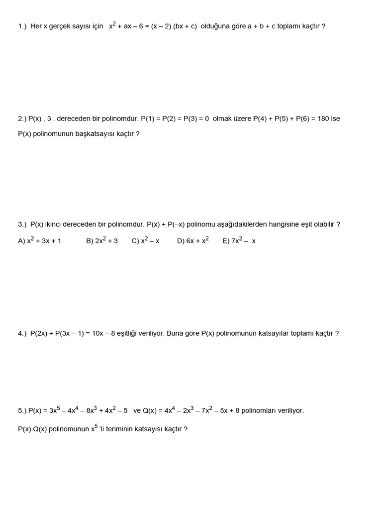 Dönem - Performans 1. Bölüm | PDF