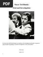 Case Study of Ted Bundy | PDF | Forensic Science | Offender Profiling