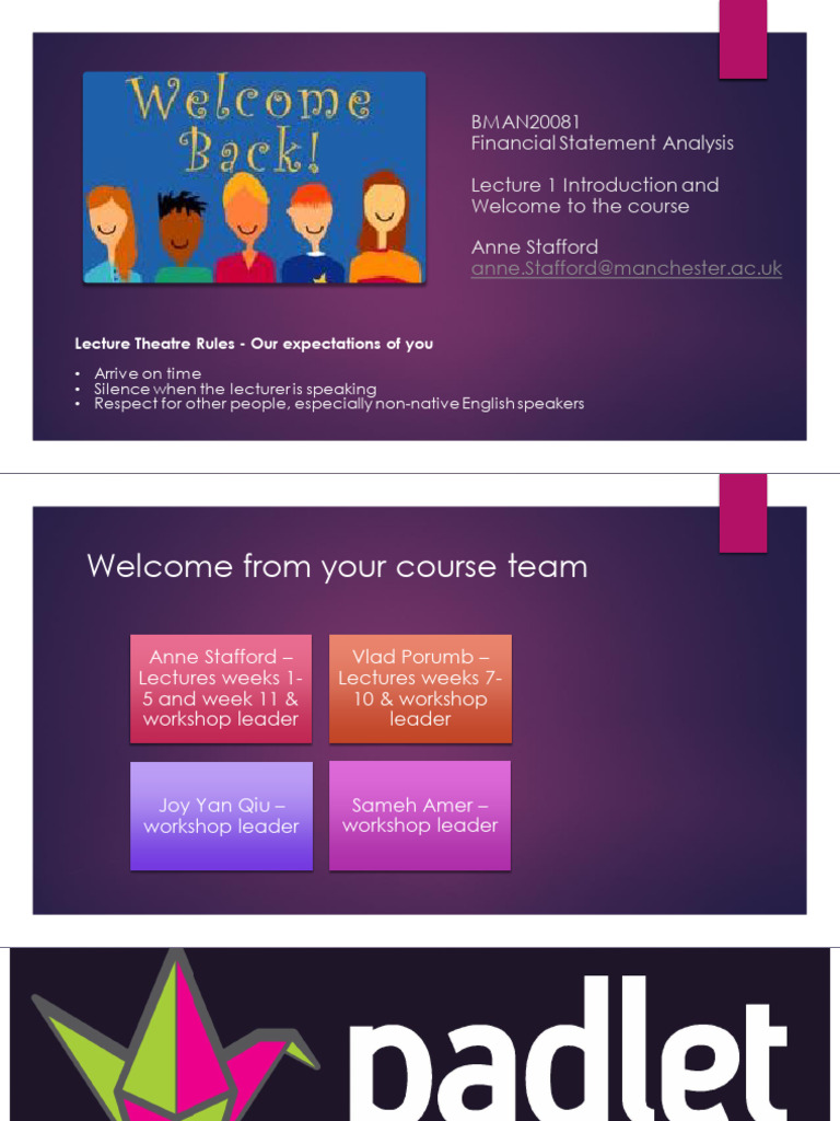 Financial Statement Analysis Course Overview | PDF | Artificial ...