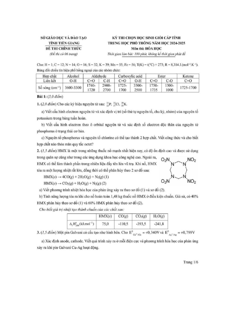 2024-2025 HSG 12 Tiền Giang - File đề | PDF