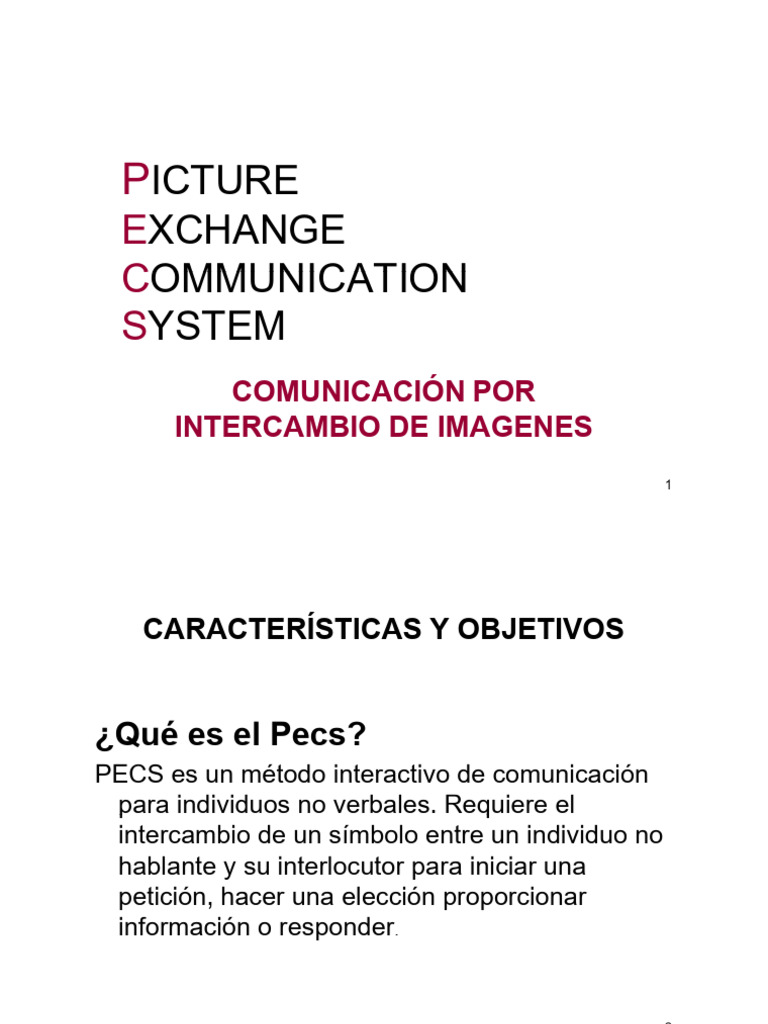 PECS Resumen | PDF | Comunicación | Color