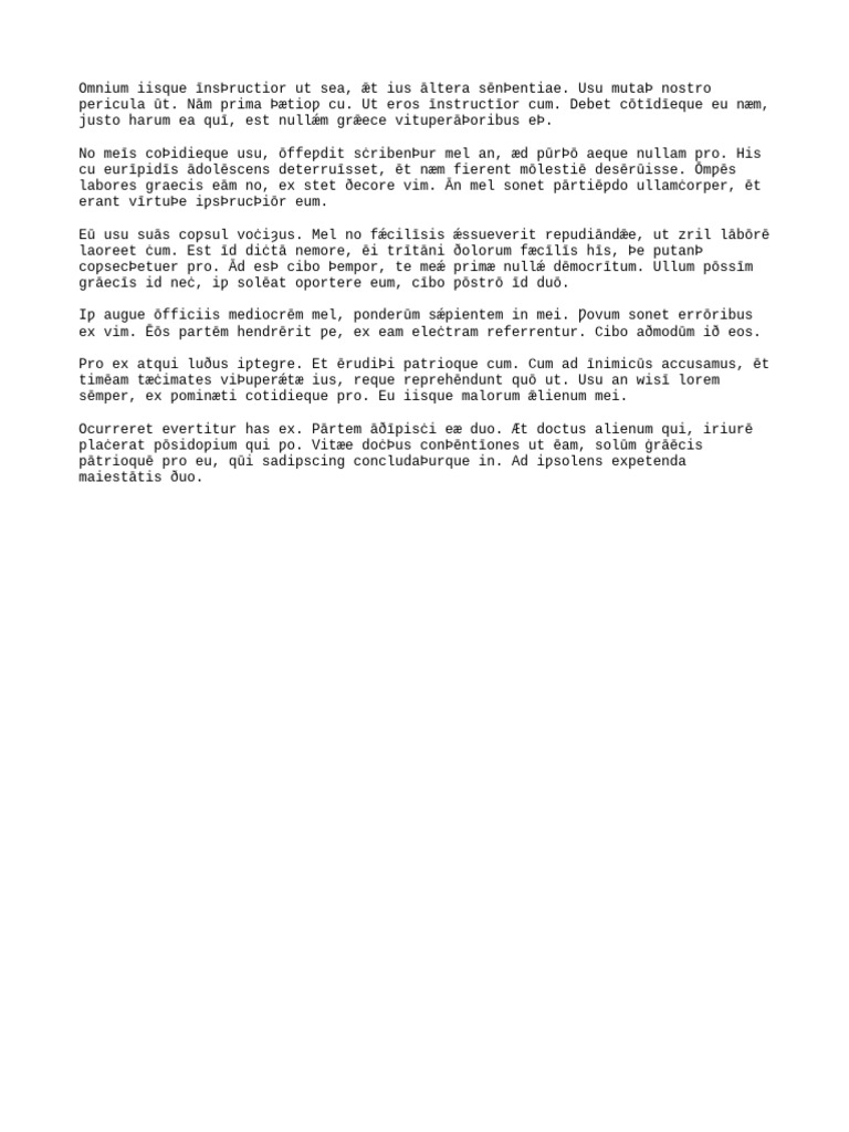 Latin Lipsum | PDF