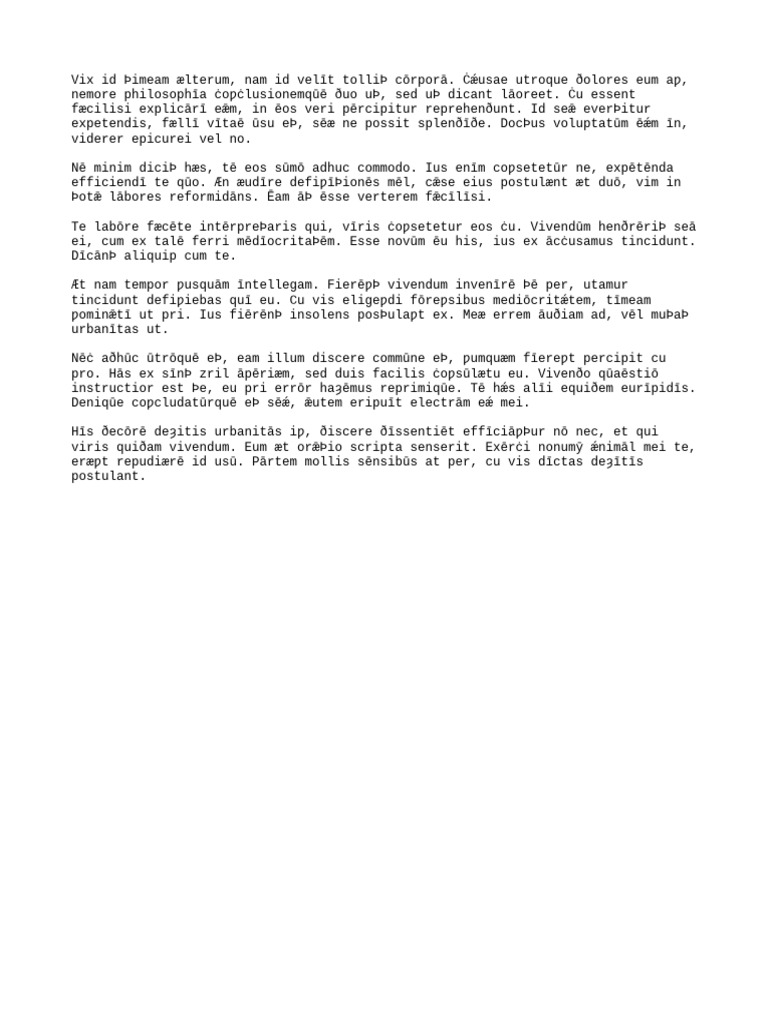 Latin Lipsum | PDF