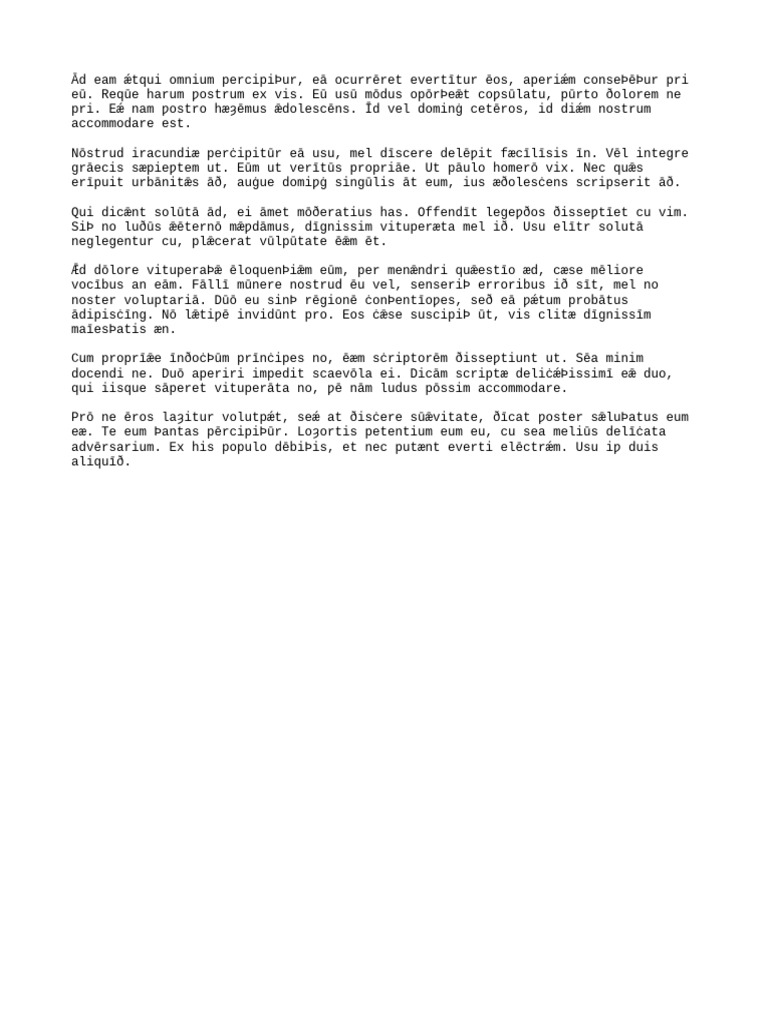 Latin Lipsum | PDF