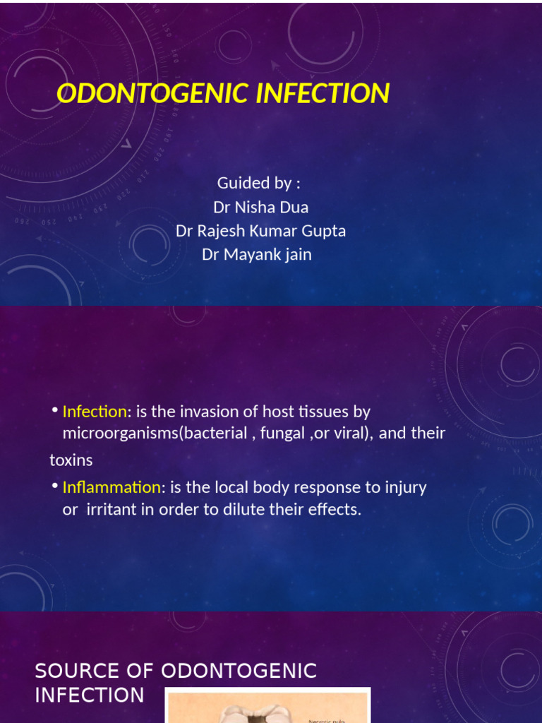 Examples of Odontogenic Infections | PDF | Inflammation | Infection