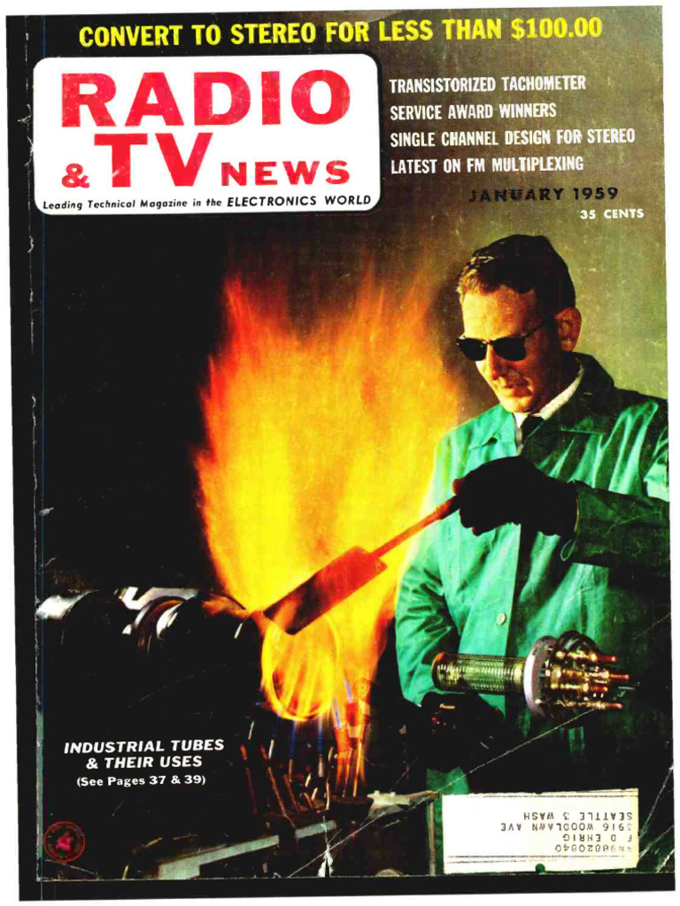 Radio News 1959 Jan | PDF | Loudspeaker | Sound Technology