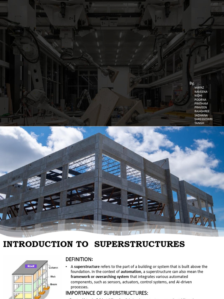 Automation in Superstructures Explained | PDF | Automation | Roof