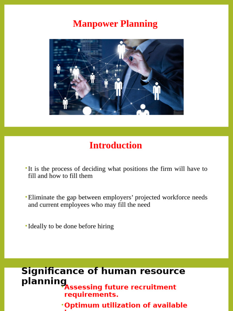 Manpower Planning | PDF | Human Resources | Human Resource Management