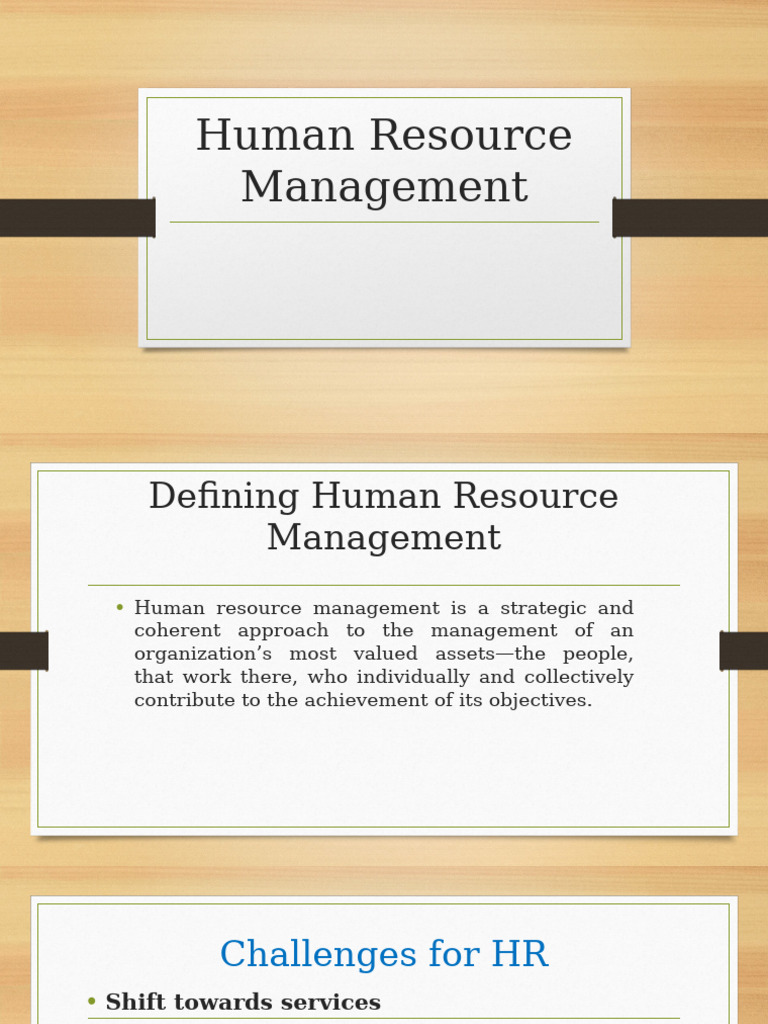 1 Human Resource Management (1) | PDF | Human Resources | Human Resource Management