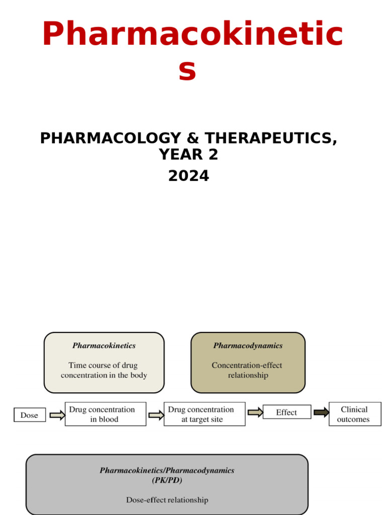 Pharmacokinetics CK Notes | PDF | Bioavailability | Pharmaceutical Sciences