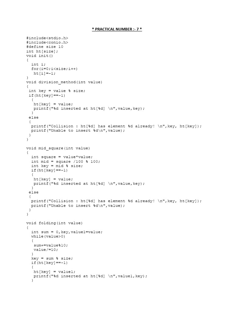 Practical DS | PDF | Computer Data | Computer Programming