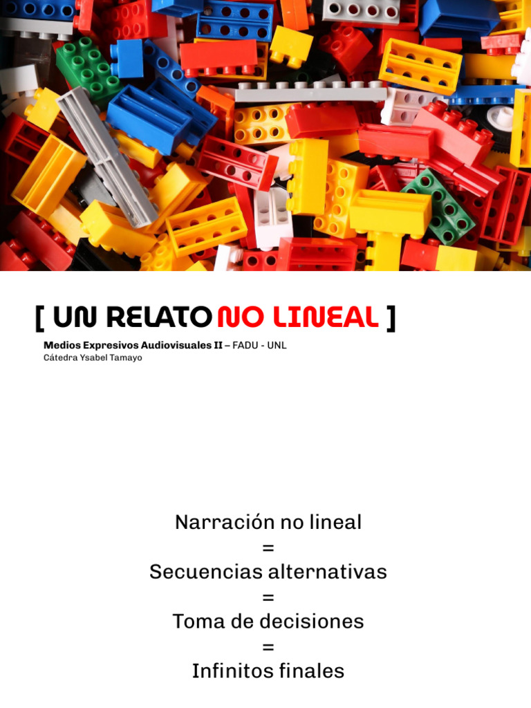 Medios Expresivos Audiovisuales 2 - Narrativas No Lineales | PDF | Hipertexto