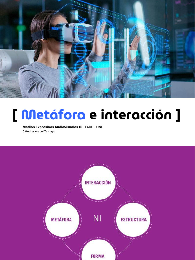 Medios Expresivos Audiovisuales 2 - Metáfora - Ejes | PDF | Interfaces gráficas de usuario ...
