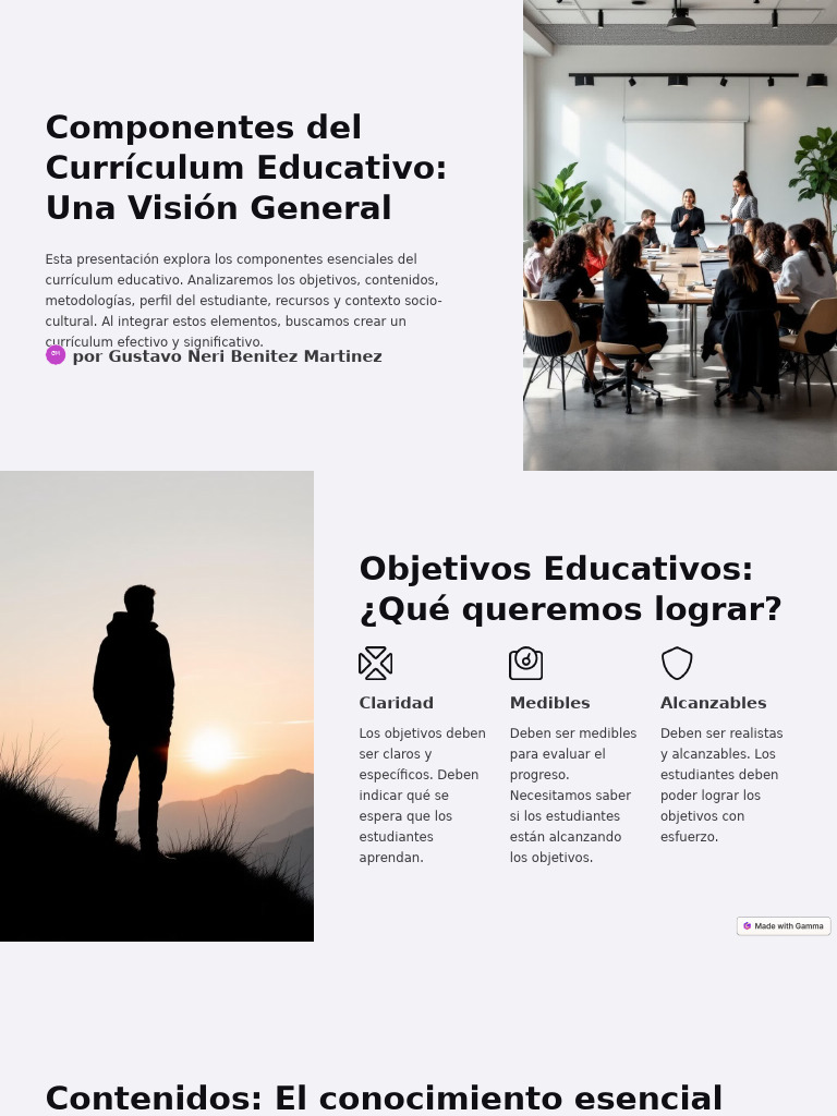 Componentes-del-Curriculum-Educativo_PP1 | PDF | Plan de estudios ...