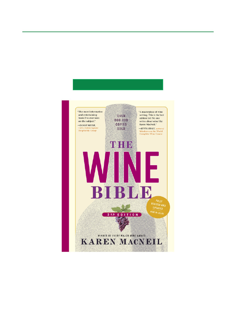 The Wine Bible 3rd Edition Download | PDF
