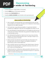 9. Gr 8 EAT Lees en Kyk - Hersiening Opsomming | PDF