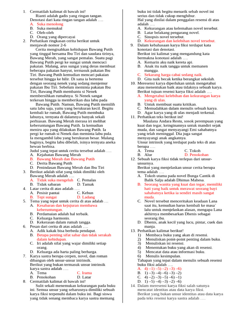 Soal Kls 8 Sts Genap 2025 | PDF