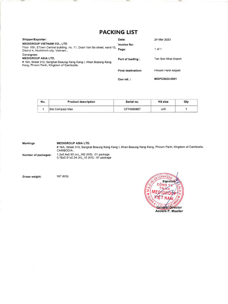 PKL - Stago Analyzer - 240323 | PDF